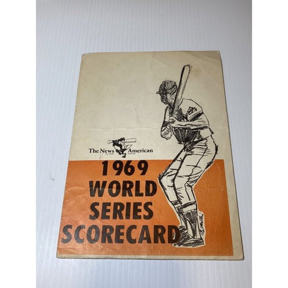MLB | Accents | 969 World Series Score Card Baltimore Orioles Baseball ...